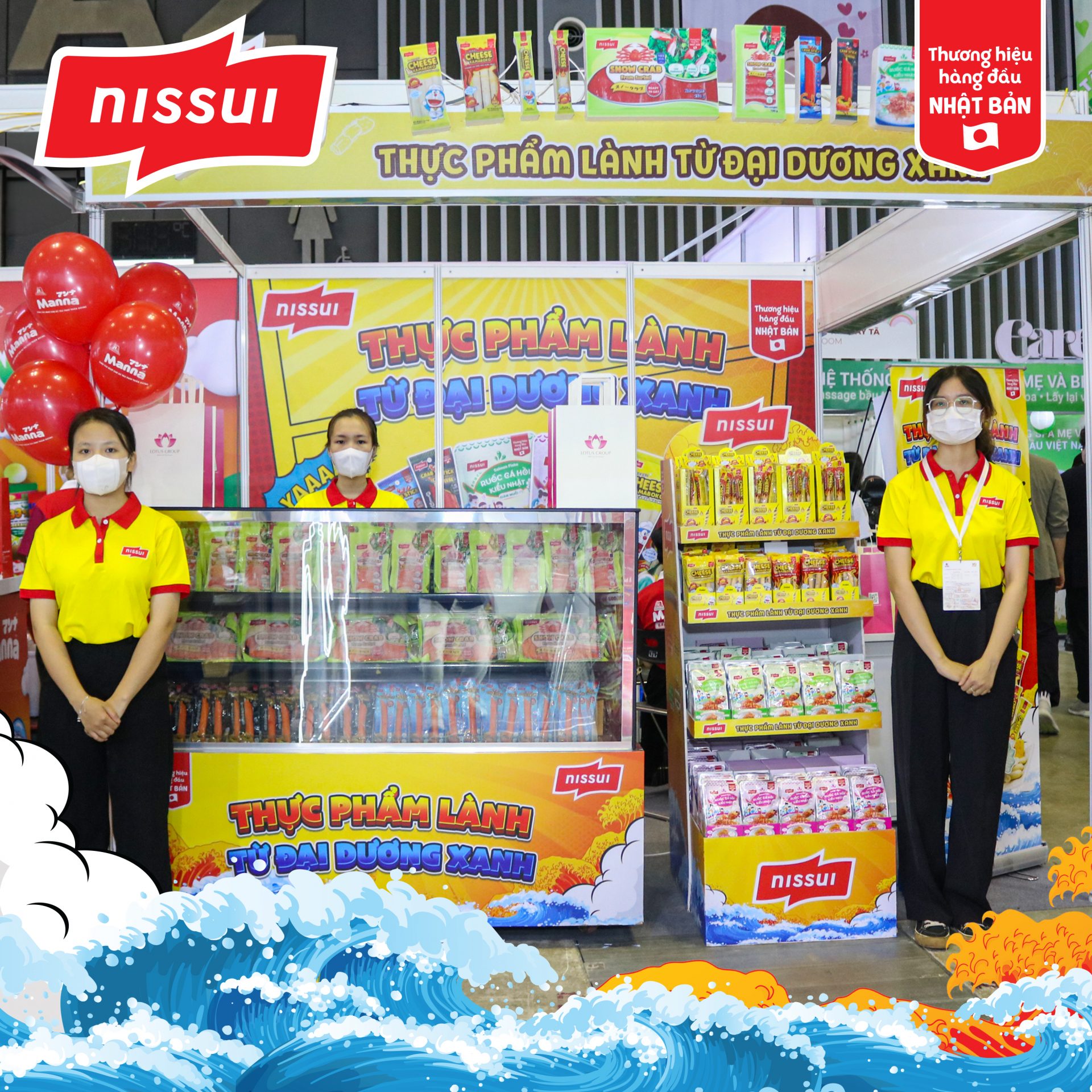 MANNA x NISSUI GÓP VUI TẠI TRIỂN LÃM VIETBABY FAIR 2023 - Lotus Group